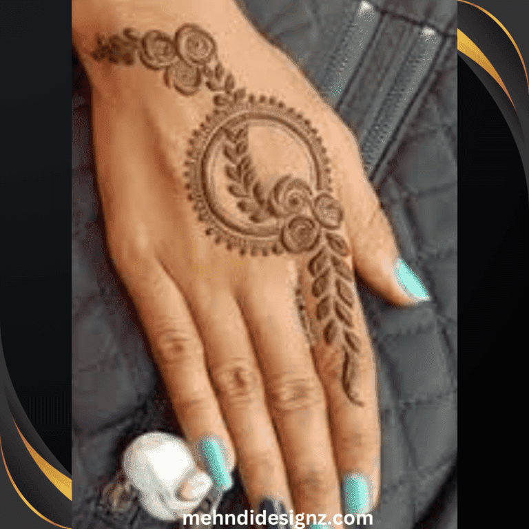 Modern and Classic Arabic Back Hand Mehndi Art - Mehndi Designz