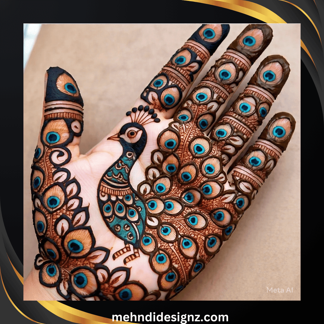 Royal Peacock Mehndi Designs trends - Mehndi Designz
