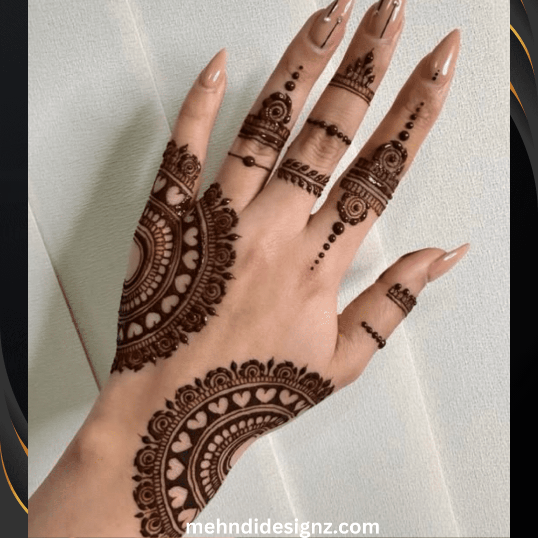 Mehndi Heart Design. - Mehndi Designz
