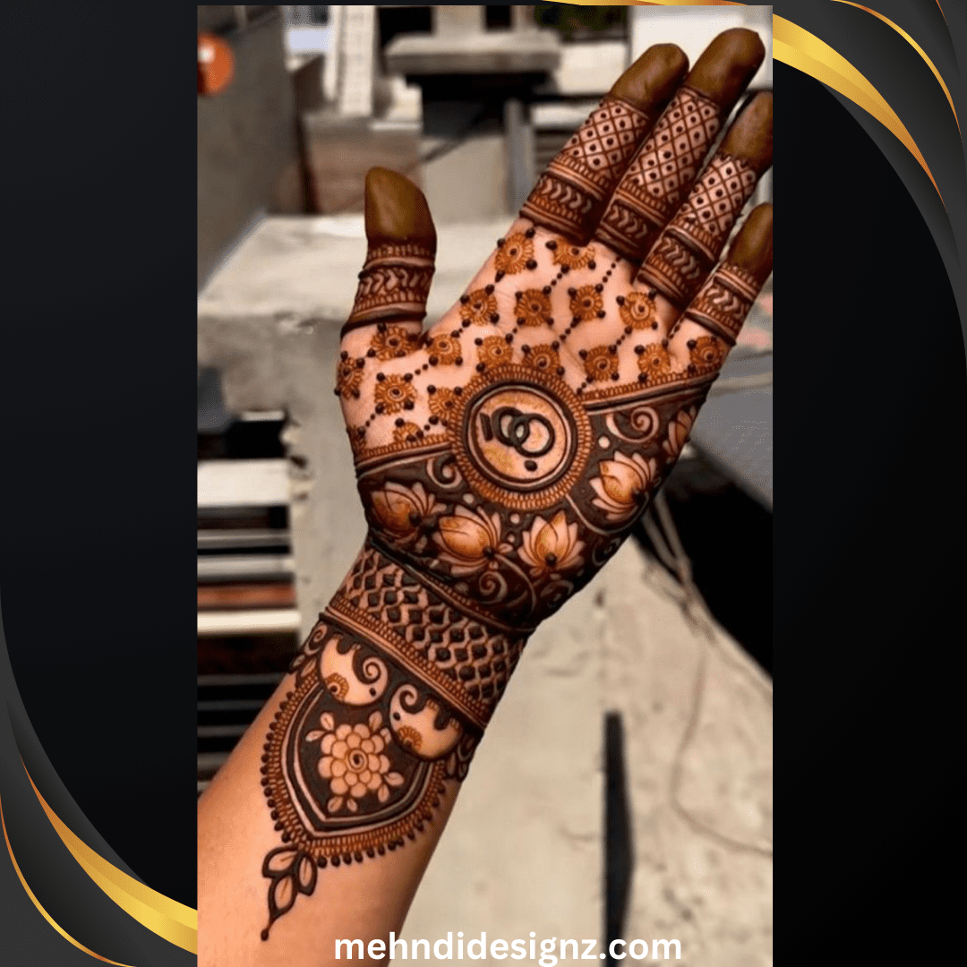 Engagement Mehndi Design of Tradition and Style - Mehndi Designz