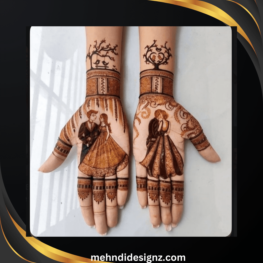 Engagement Mehndi Design of Tradition and Style - Mehndi Designz