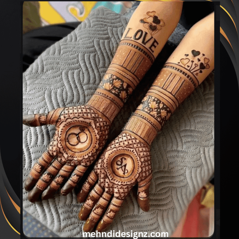 Engagement Mehndi Design of Tradition and Style - Mehndi Designz
