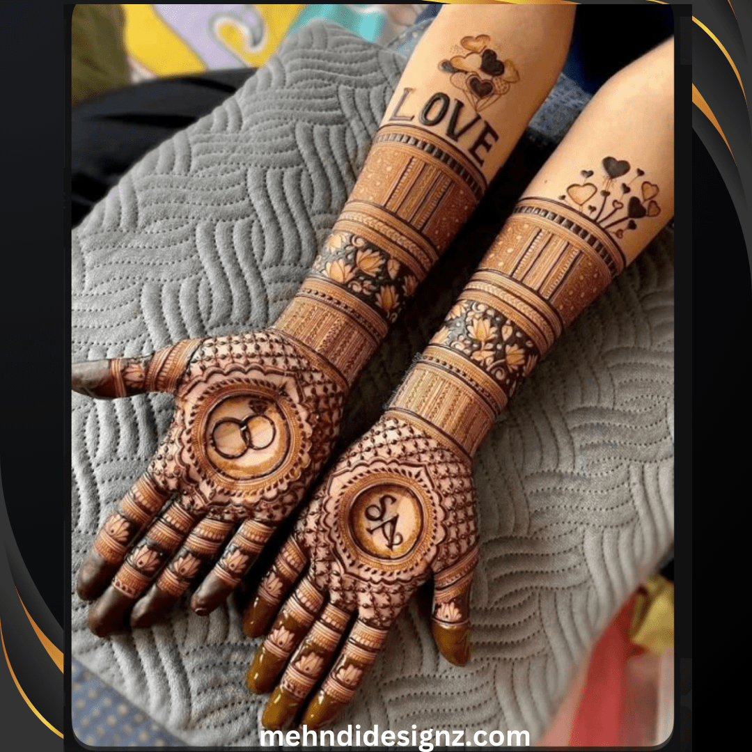 Engagement Mehndi Design of Tradition and Style - Mehndi Designz